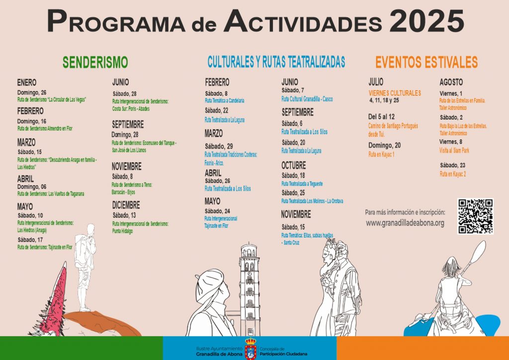 Programa de Actividades 2025 - Ayuntamiento de Granadilla de Abona